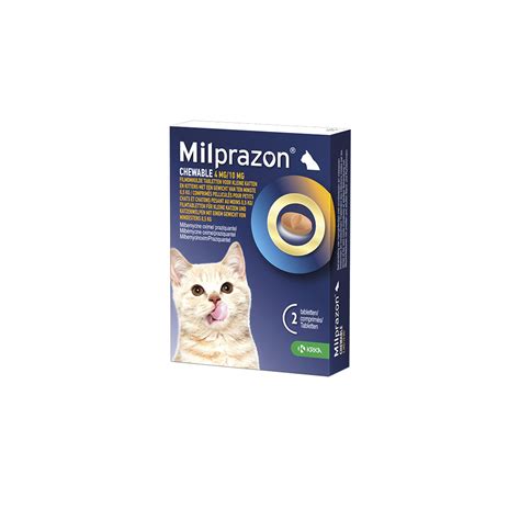 Milprazon Chewable 4 Mg 10 Mg Kätzchen Und Kleine Katze