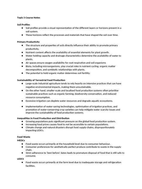 Topic 5 Course Notes Pdf