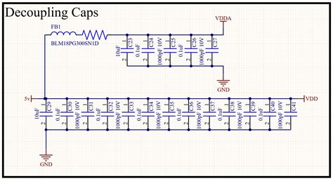 decoupling capacitors where to position the bulk cap r