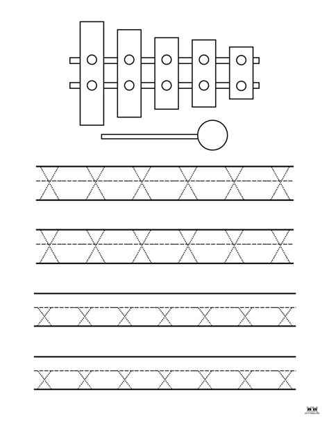 Letter X Worksheets Free Printables Printabulls