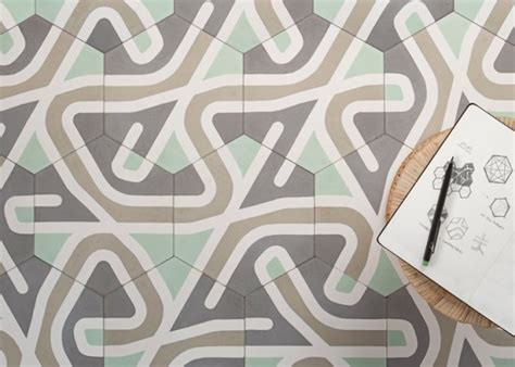 Atlas Hexagonal Encaustic Tiles By Laselva