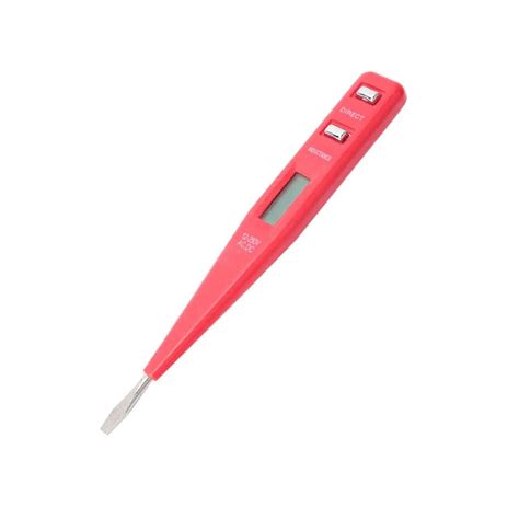 Digital Voltage Tester Red
