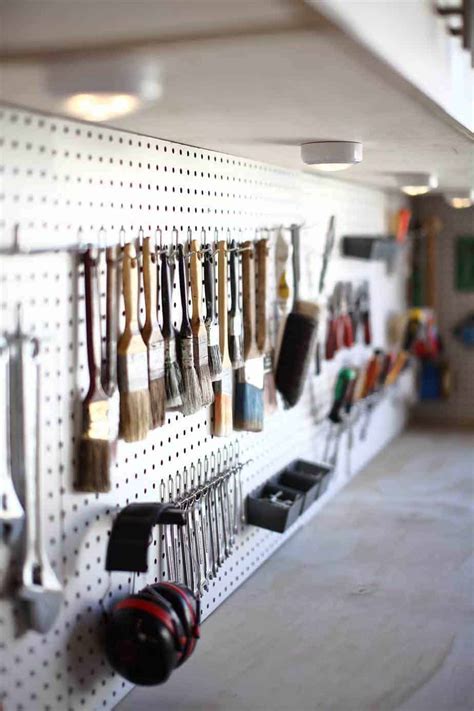 How To Install And Organize DIY Pegboard Wall TheDIYPlan