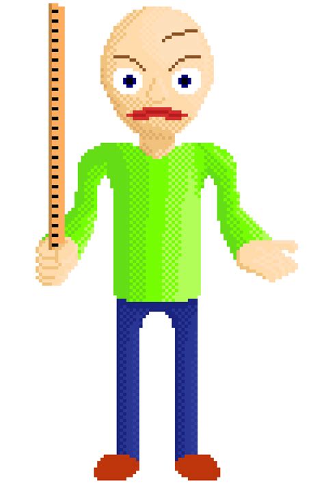 Pixilart Baldi Sprite  By Emojigamer My Xxx Hot Girl