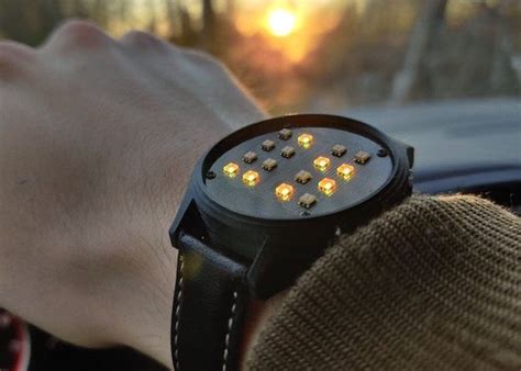 Diy Binary Watch Geeky Gadgets