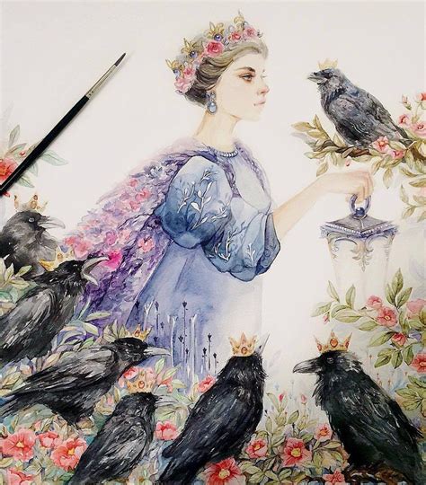 художник Oxana Viktorova | Fairytale art, Illustration, Illustration art