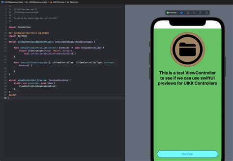 Используем Swiftui Previewprovider для представлений Uikit