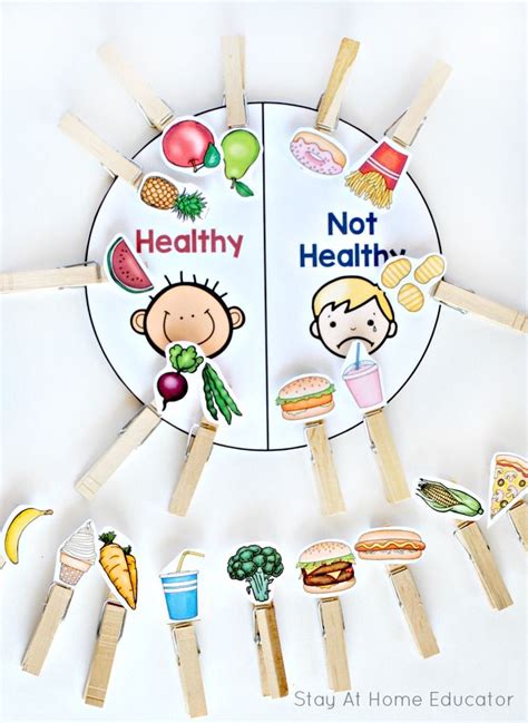 Healthy Eating For Kindergarten Lesson At Piper Walton Blog