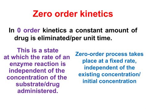 Zero Order And First Order Kinetiks PDF