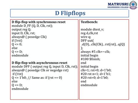 Digital System Design Synchronous Sequential Circuits Ppt