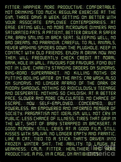 Fitter Happier More Productive Painting By Fred Walsh Pixels