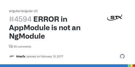 Error In Appmodule Is Not An Ngmodule · Issue 4594 · Angularangular