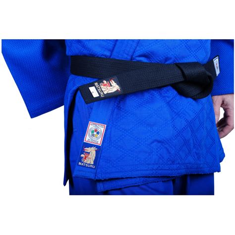 Кимоно для Дзюдо MATSURU CHAMPION GOLD 750G с сертификатом IJF Синее ...