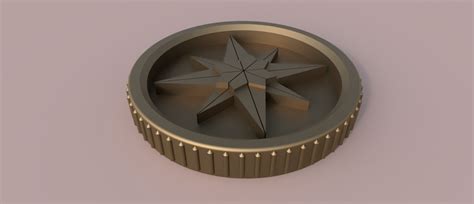 Tabletop Compass Token By Flawlessglue Download Free Stl Model