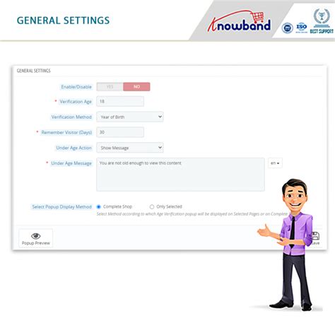 Prestashop Age Verification Addon Pop Up 18 Verification Knowband