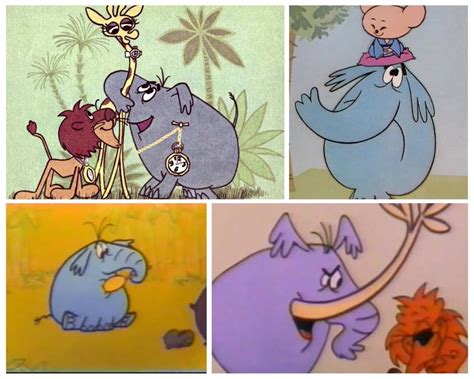 30 Elephant Cartoon Characters