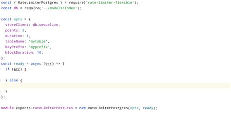 Error Table Not Created Yet · Issue 78 · Animirnode Rate Limiter Flexible · Github
