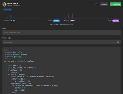Joshua Opata On Linkedin Leetcode Zigzag Conversion Emsam75q