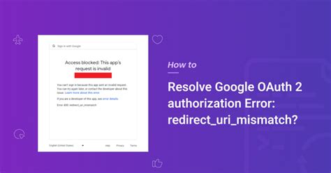 How To Resolve Google OAuth Authorization Error Redirect Uri Mismatch WPSyncSheets