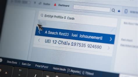 How Find Your Uei Number Sam Profile Lookup Federal Processing Registry