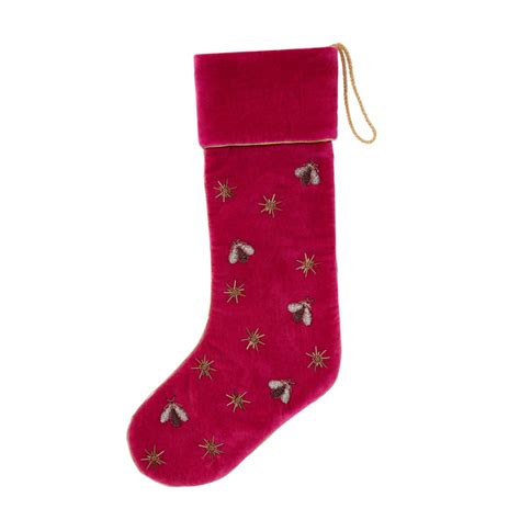 Sparkle Bee Stocking Over The Moon
