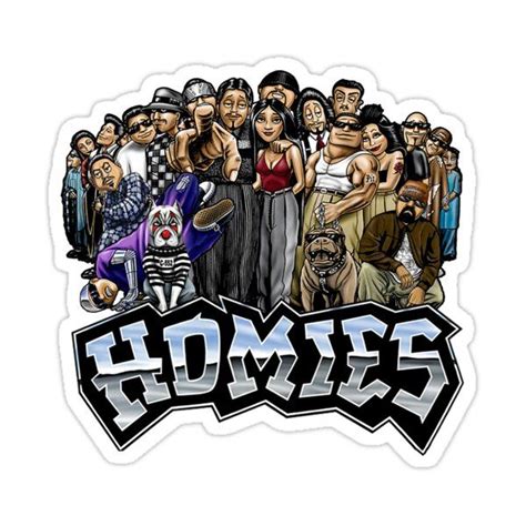 Lil Homies Shirts Sticker By Enviousobjects2 Homies Graphic Design