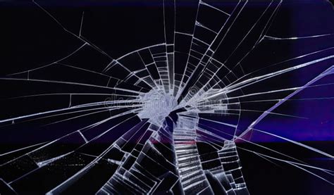 The Effect Of A Broken TV Matrix With Cracks Generative Ai Stock Illustration Illustration Of