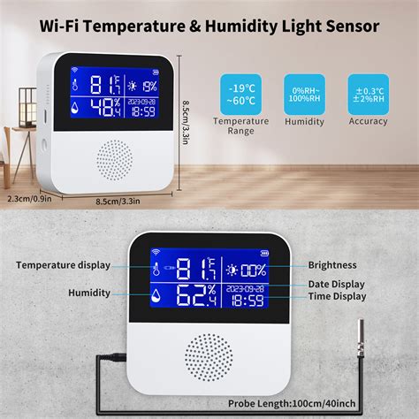 Wifi Temperature Humidity Sensor Emylo