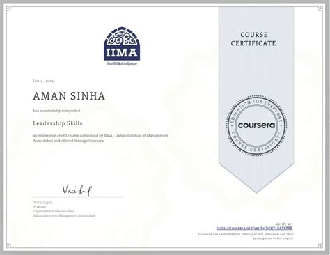 Completed 07 Week Graded Course On Leadership Skills By Indian