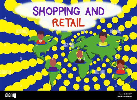 Word Writing Text Shopping And Retail Business Photo Showcasing Process Of Selling Consumer