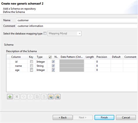 Setting Up A Generic Schema From Scratch Talend Studio Help