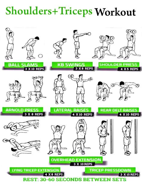 Shoulders Triceps Workout Kingbodybuilding