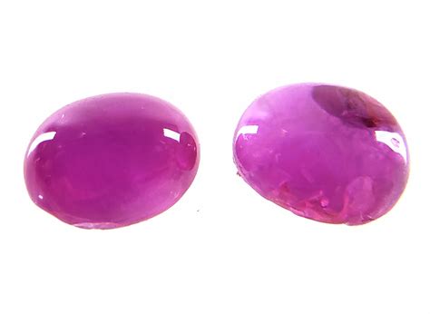 Lot 2 Star Ruby Gemstones