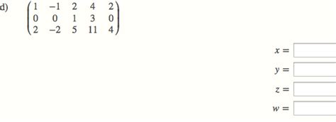 row reduction of augmented matrices and finding solutions