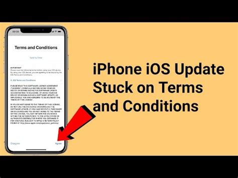 How To Fix Ios 17 Update Stuck On Terms And Conditions On Iphone Youtube