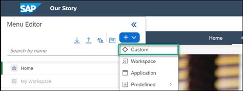 Create A Site Menu In Your Sap Build Work Zone Advanced Edition Site Sap Tutorials
