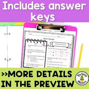 Add And Subtract Decimals Guided Notes Math Journals Th Grade TPT