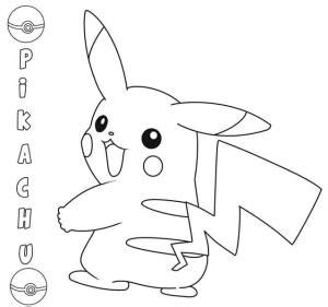 Pikachu Boyama Sayfaları Boyama Kitabı