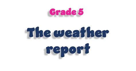 Grade 5 Weather Report Тест на 12 запитань Англійська мова