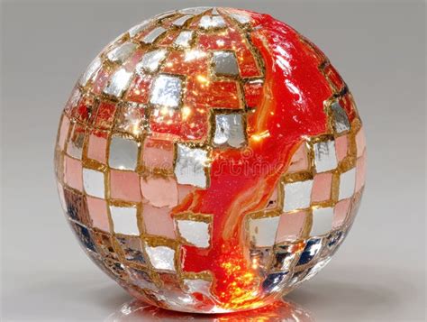 Abstract Orbs Structures Glass Polymer Stock Illustration