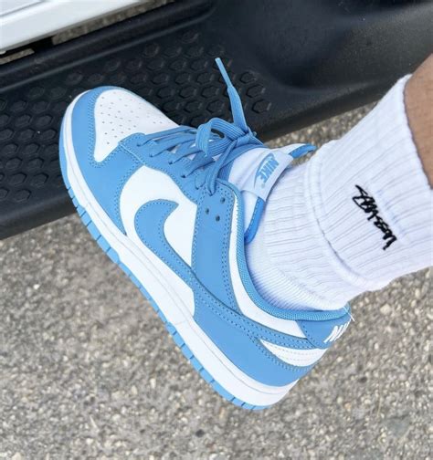Nike Dunk Low University Blue☁️ In 2022 Cute Nike Shoes Jordan Shoes Girls Nike Dunks