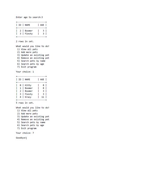 Solved Java Coding You Will Create A Basic Database Program