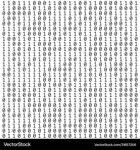Binary Numbers Texture Royalty Free Vector Image