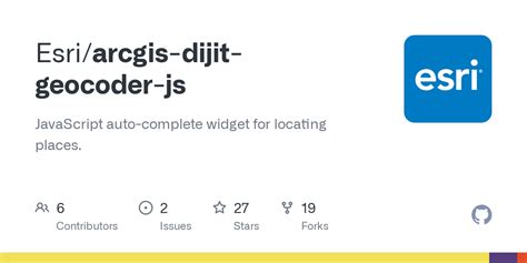 Github Esriarcgis Dijit Geocoder Js Javascript Auto Complete Widget For Locating Places