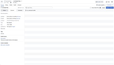 Models • Models Uploaded As Files • Example Upload A Scikit Learn