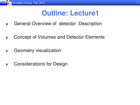 ppt detector simulation and geant4 powerpoint presentation free