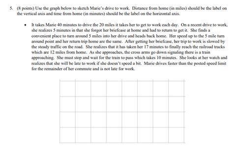Solved Points Use The Graph Below To Sketch Marie S Chegg Com