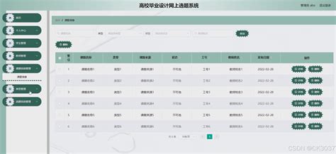 Springboot高校毕业设计网上选题系统9z84m（程序源码数据库调试部署开发环境） Csdn博客