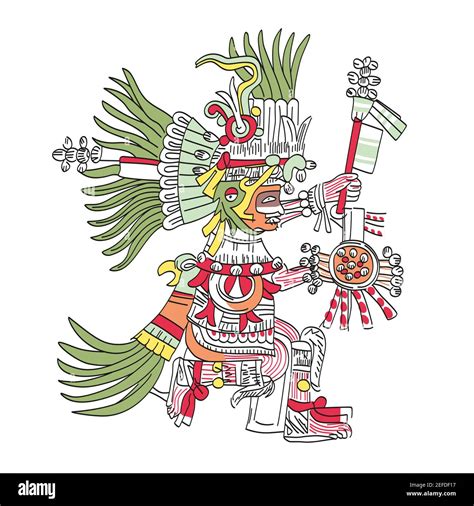 Huitzilopochtli Aztec God Hummingbird Depictions