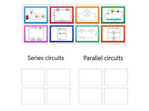 Series And Parallel Circuits Group Sort